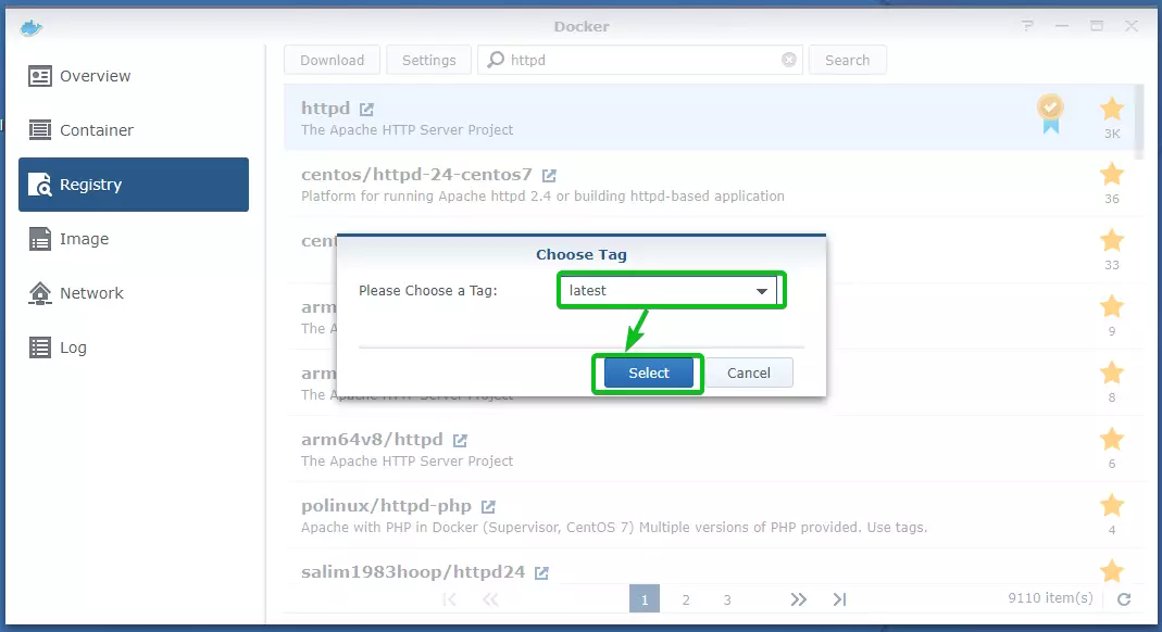 Synology NAS இல் இயங்கும் டோக்கர் கொள்கலன்கள் 2869_19