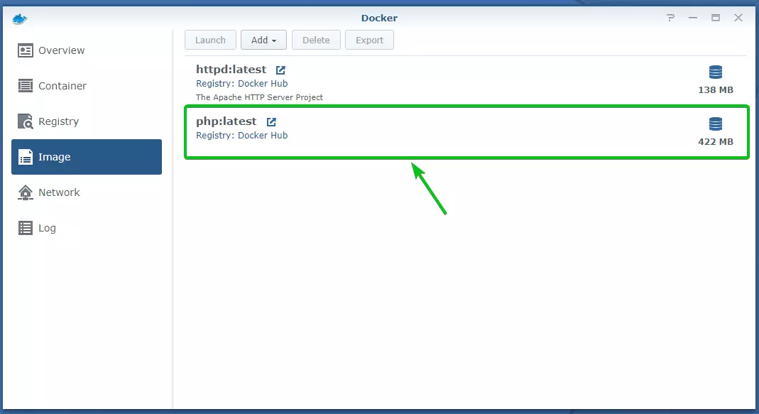 Akwa Docker na-agba ọsọ na Synology NAS 2869_36