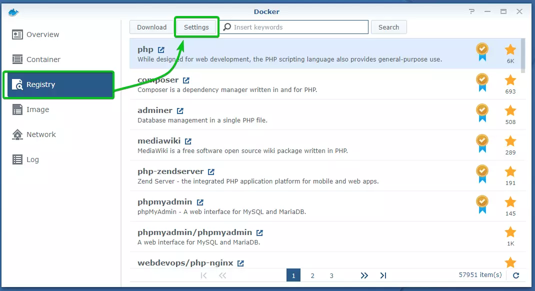 Synology NAS இல் இயங்கும் டோக்கர் கொள்கலன்கள் 2869_37