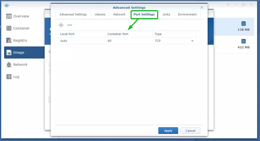 Synology NAS இல் இயங்கும் டோக்கர் கொள்கலன்கள் 2869_66