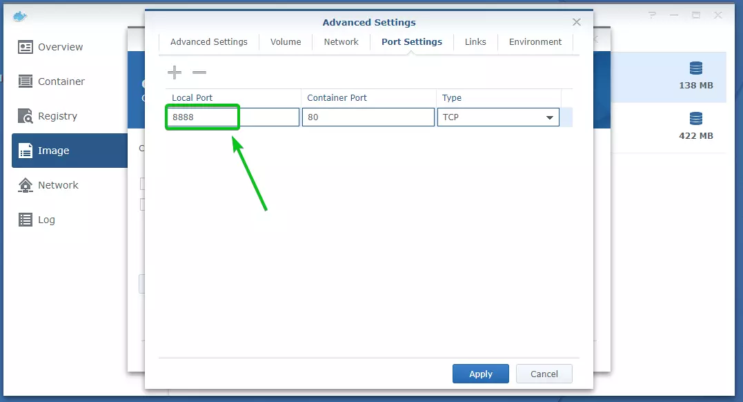 Synology NAS இல் இயங்கும் டோக்கர் கொள்கலன்கள் 2869_67