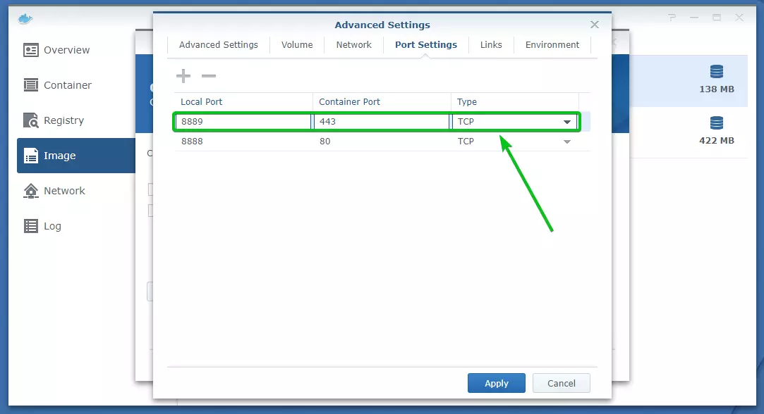 Akwa Docker na-agba ọsọ na Synology NAS 2869_70