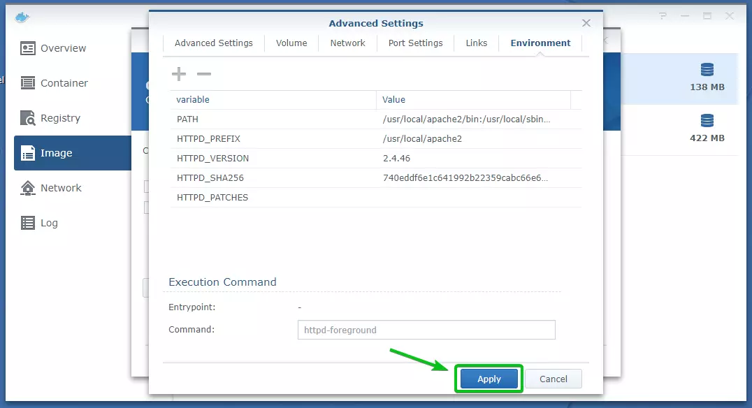 Synology NAS இல் இயங்கும் டோக்கர் கொள்கலன்கள் 2869_81