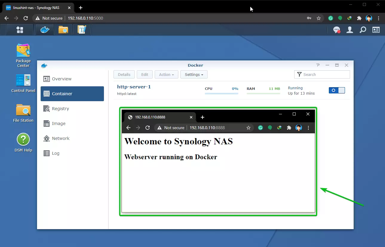 I-Running Docker Containers ku-Synology NAS 2869_88