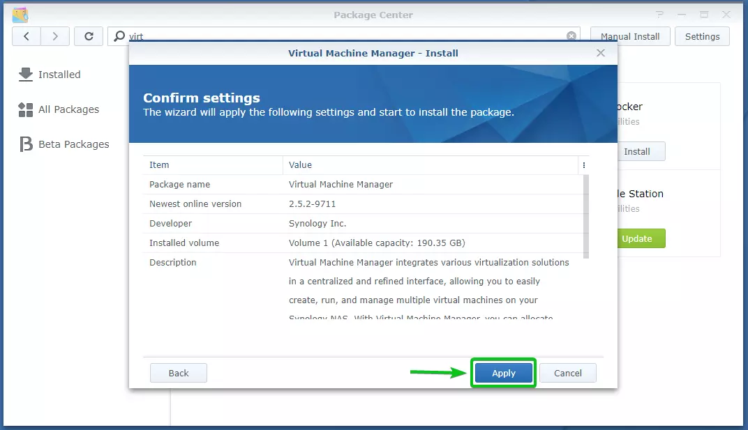 Jinsi ya kusanidi Virtualization kwenye Synology NAS? 2871_13