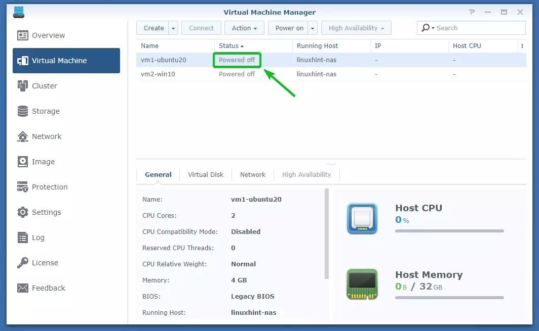 Nigute washyiraho Virtualisation kuri Synology NAS? 2871_134