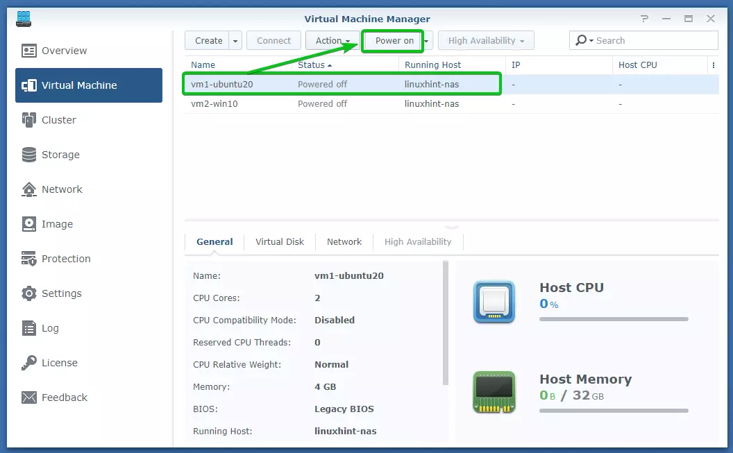 Nigute washyiraho Virtualisation kuri Synology NAS? 2871_140