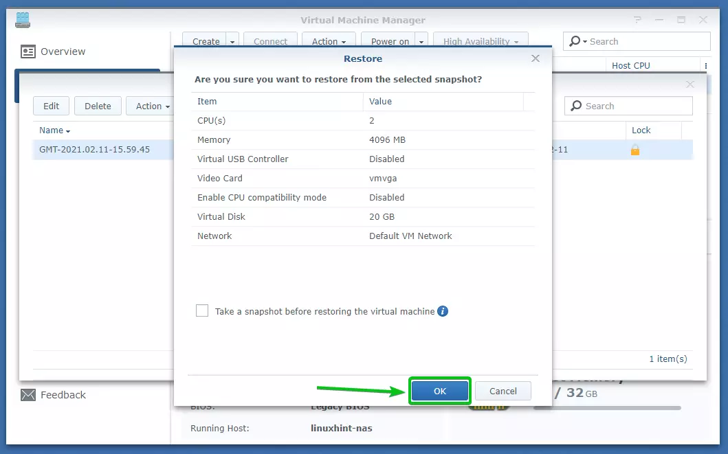 Jinsi ya kusanidi Virtualization kwenye Synology NAS? 2871_150