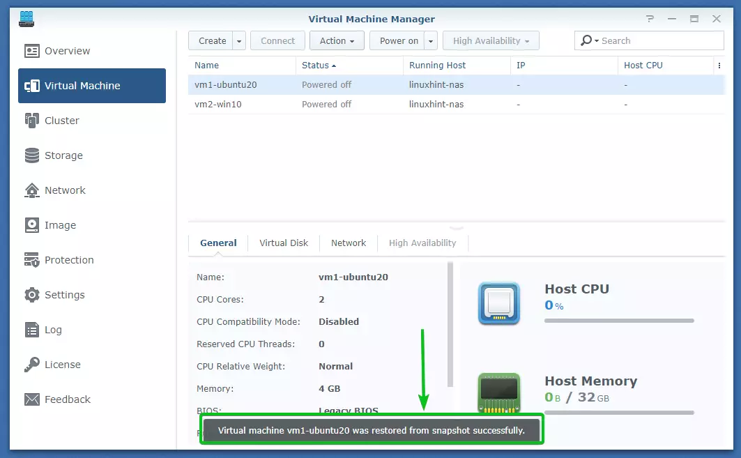 Nigute washyiraho Virtualisation kuri Synology NAS? 2871_152