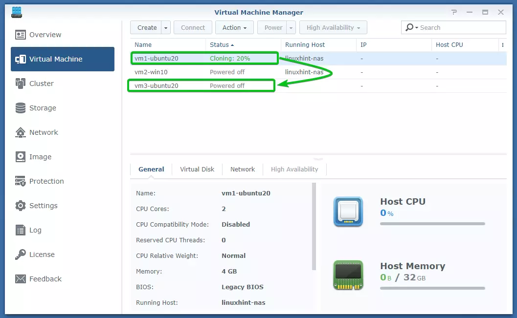 Jinsi ya kusanidi Virtualization kwenye Synology NAS? 2871_173