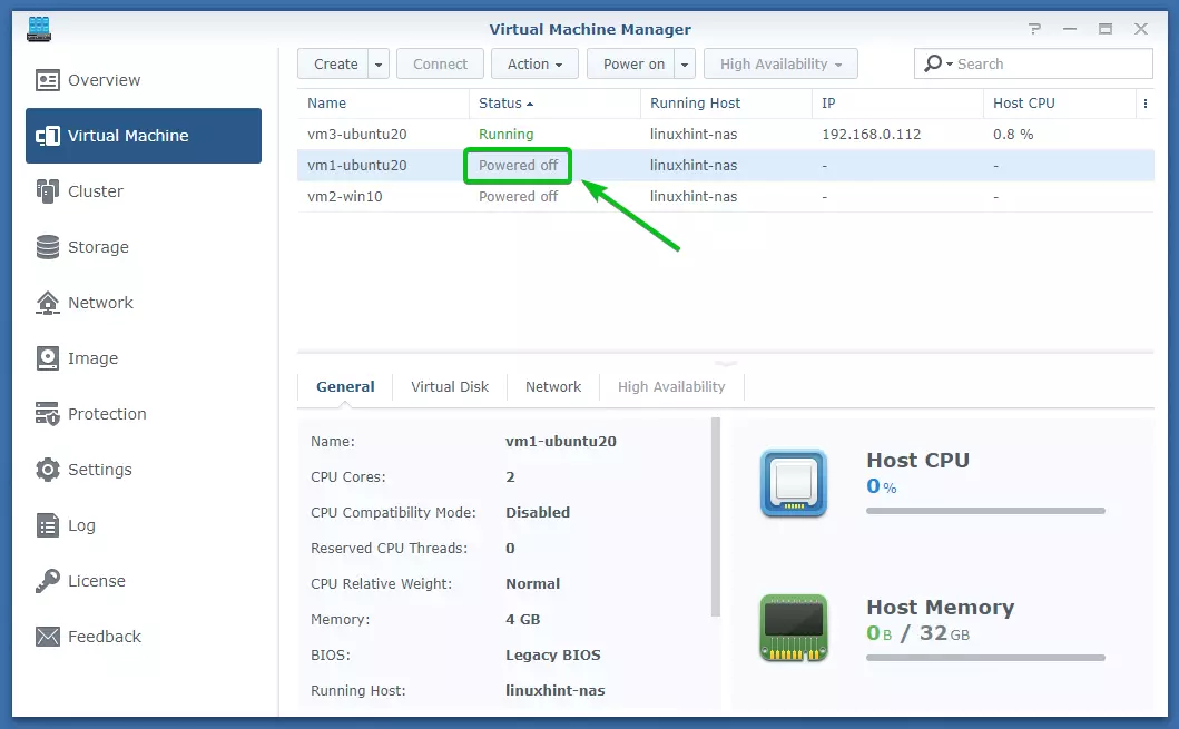 Nigute washyiraho Virtualisation kuri Synology NAS? 2871_178