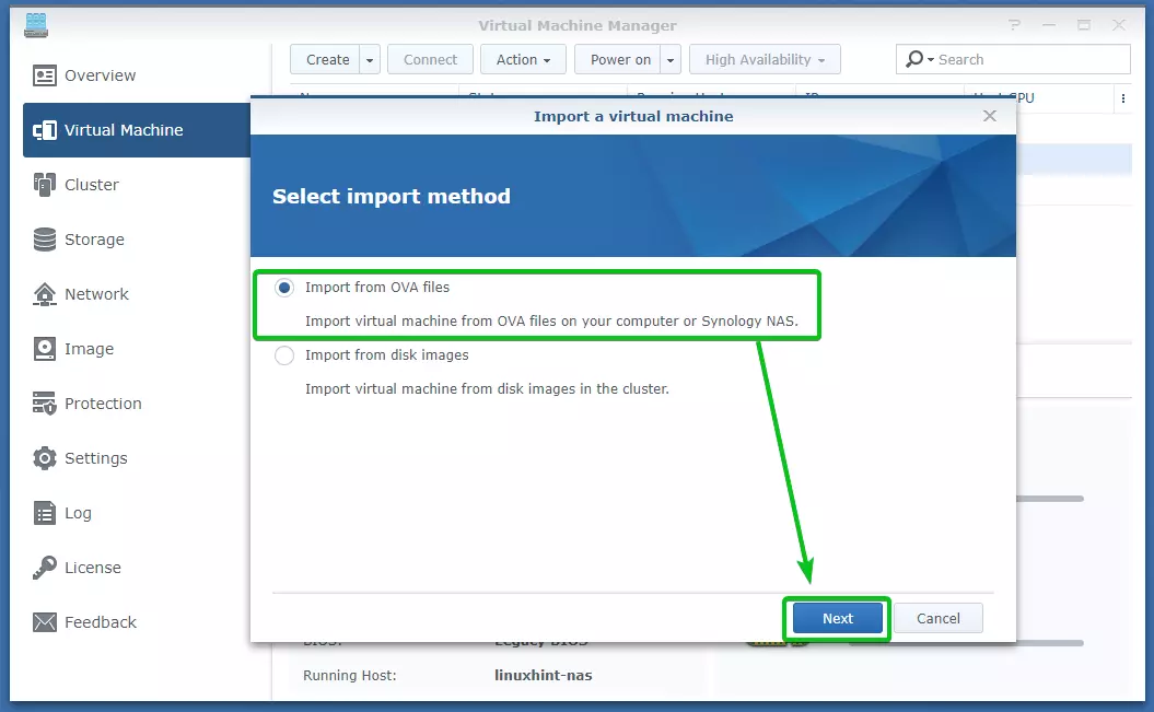 Nola konfiguratu birtualizazioa Synology NAS-en? 2871_190