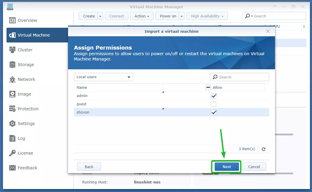 Nola konfiguratu birtualizazioa Synology NAS-en? 2871_199