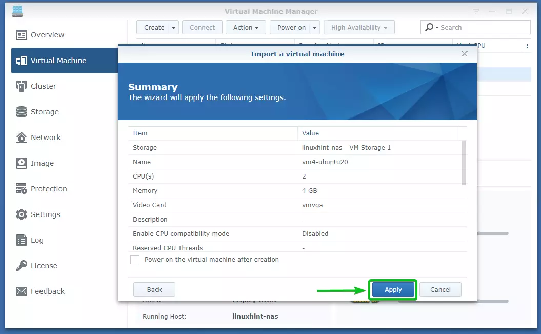 ¿Cómo configurar la virtualización en Synology NAS? 2871_200