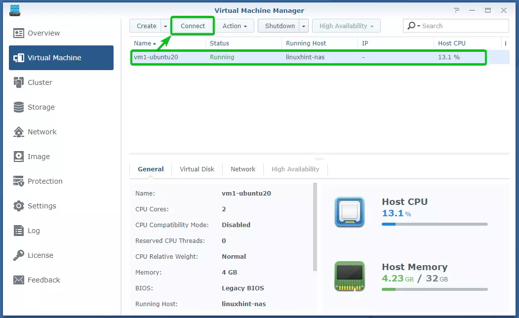 Jinsi ya kusanidi Virtualization kwenye Synology NAS? 2871_40