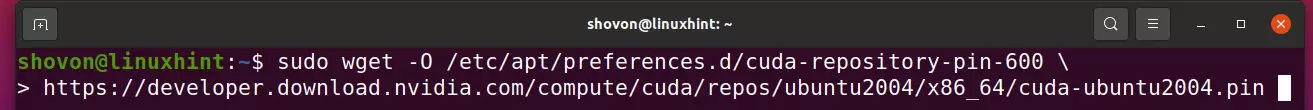 Ubuntu 20.04 LTS-də CUDA-nı necə quraşdırmaq olar 2872_21