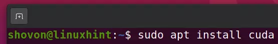 په اوبنټو 20.04 LTS کې CUDA څنګه نصب کړئ 2872_33