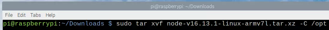 I-install ang Node.js sa Raspberry Pi 4 2873_5