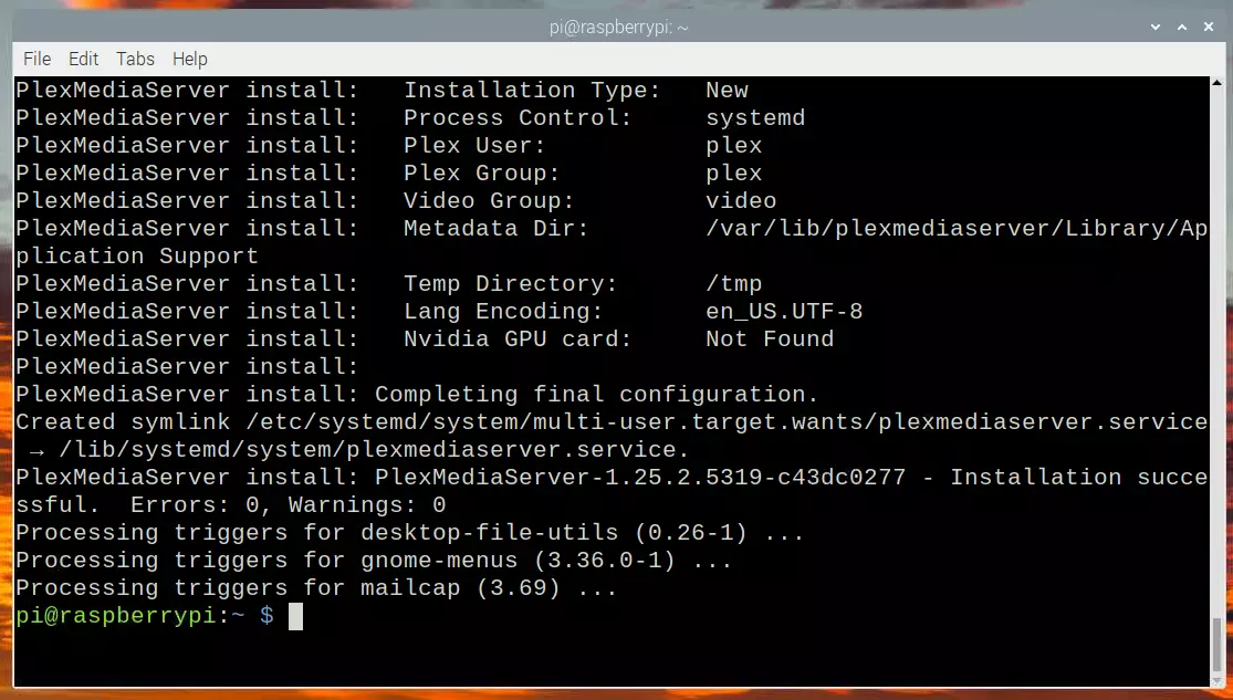 Installeer Plex op Raspberry Pi 4 2874_14