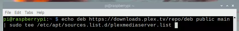 Raspberry Pi 4 پر Plex انسٹال کریں۔ 2874_6