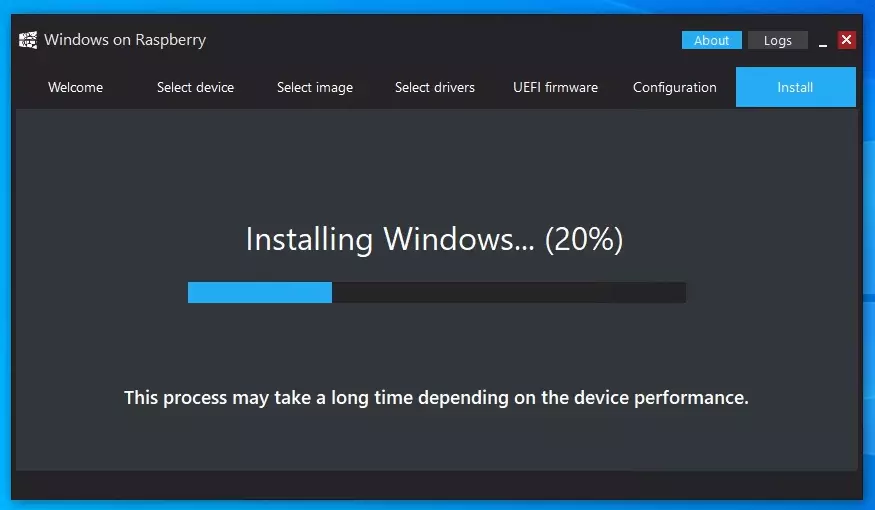 Ynstallearje Windows 10 op Raspberry Pi 4 2875_41