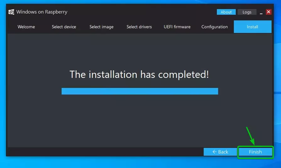 Ynstallearje Windows 10 op Raspberry Pi 4 2875_43