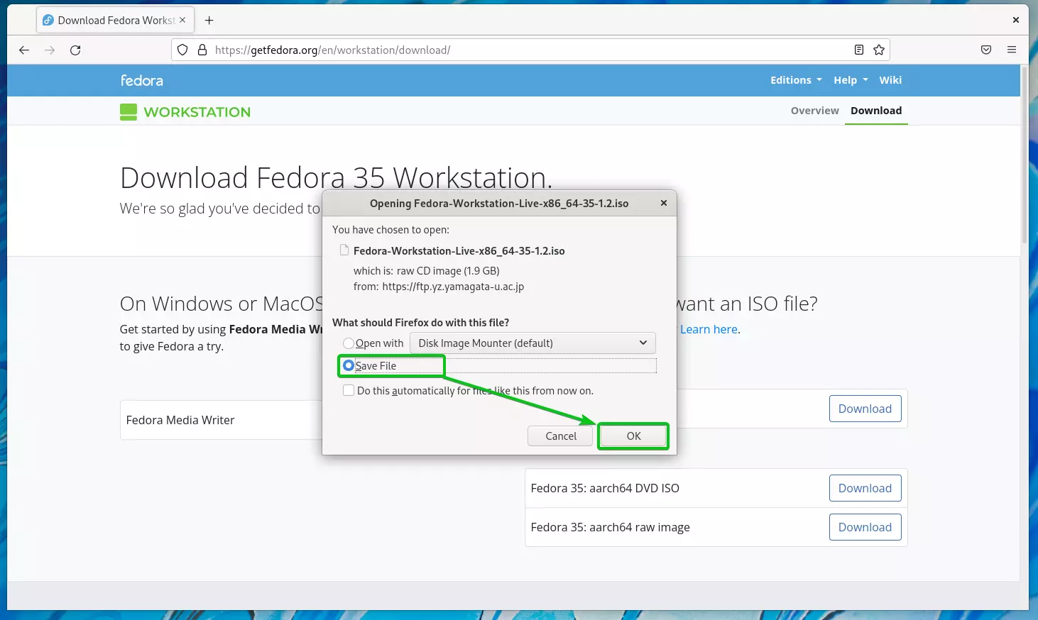 Como instalar Fedora Workstation 35 en VirtualBox 2878_3