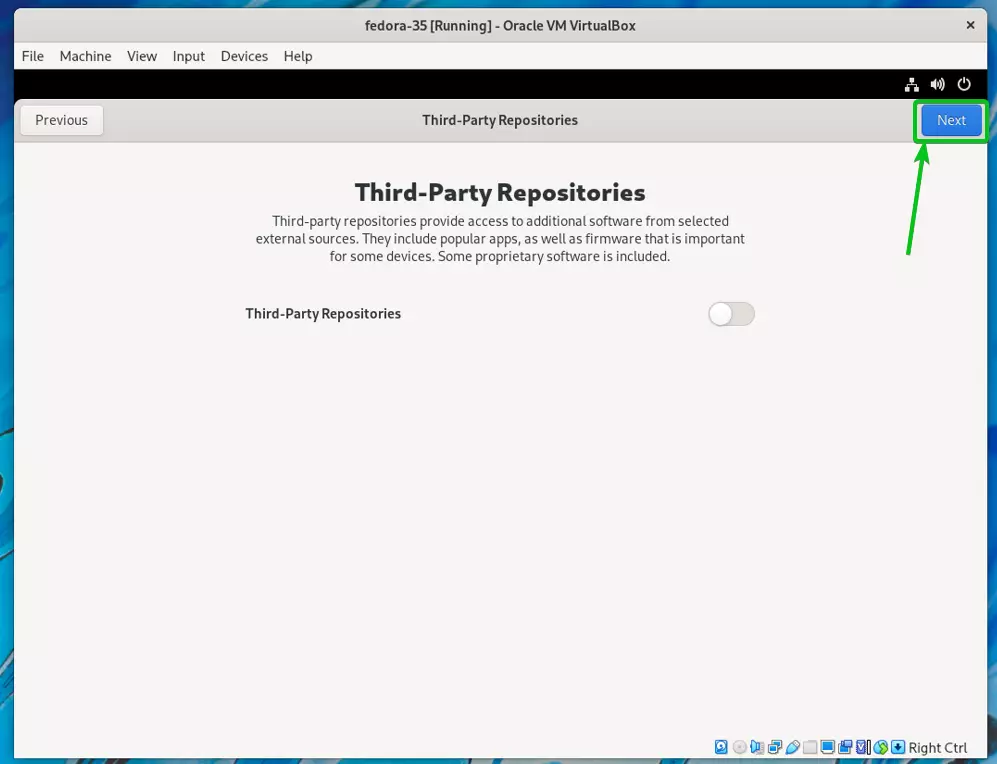 Como instalar Fedora Workstation 35 en VirtualBox 2878_64