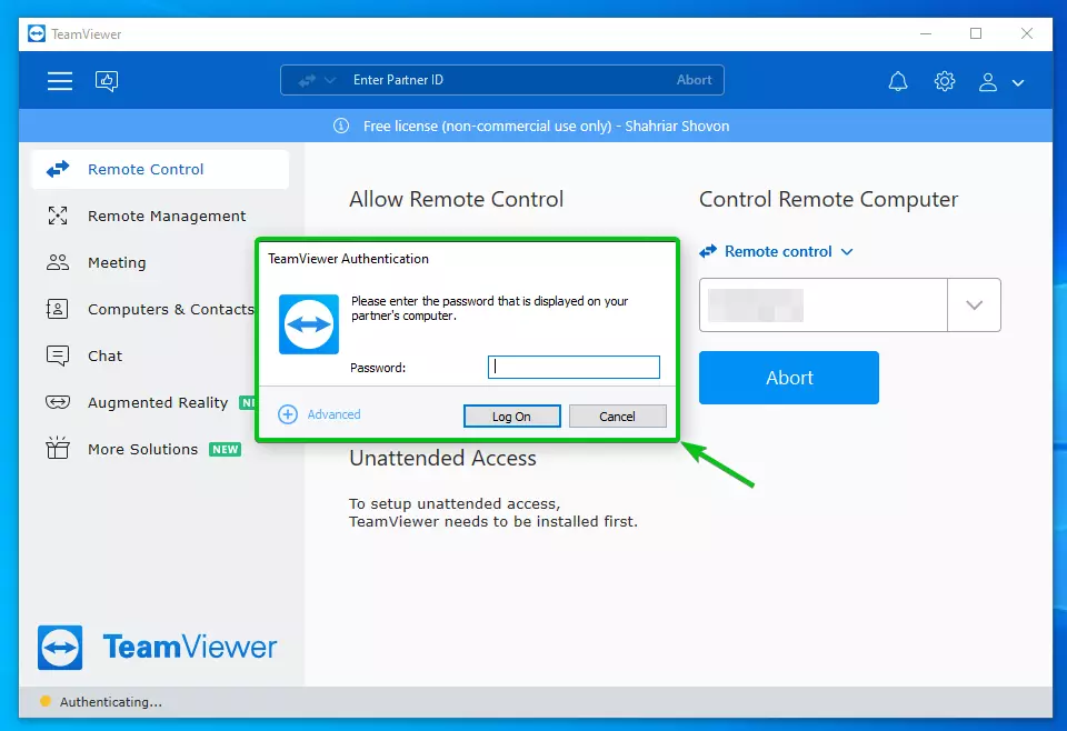 Instalirajte TeamViewer na Raspberry Pi 4 2879_35