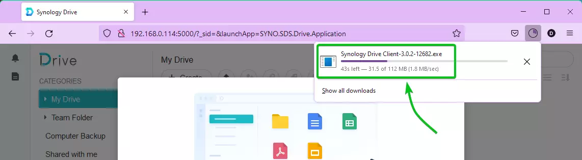 Meriv çawa Pêşkêşkara Synology Drive û Xerîdar Synology Drive saz dike 2882_16