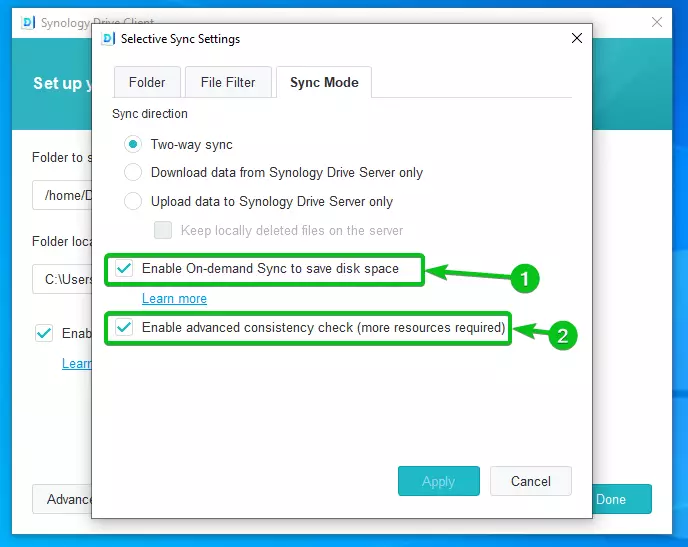 Meriv çawa Pêşkêşkara Synology Drive û Xerîdar Synology Drive saz dike 2882_60