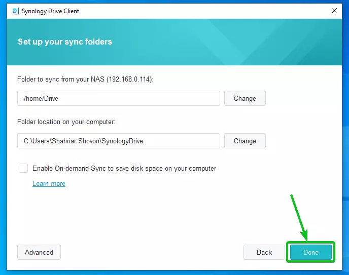 Synology ड्राइभ सर्भर र Synology ड्राइभ क्लाइन्ट कसरी सेट अप गर्ने 2882_62