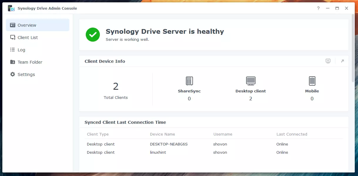 Synology ड्राइभ सर्भर र Synology ड्राइभ क्लाइन्ट कसरी सेट अप गर्ने 2882_93