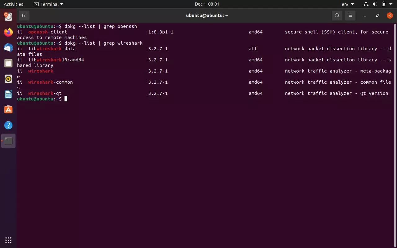 Ubuntu 20.10'da Kurulu paketlerin Listesini Alın 2884_4