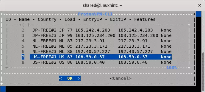 ProtonVPN ഉള്ള ഡെബിയനിൽ സൗജന്യ ഗുണനിലവാരമുള്ള VPN 2891_15