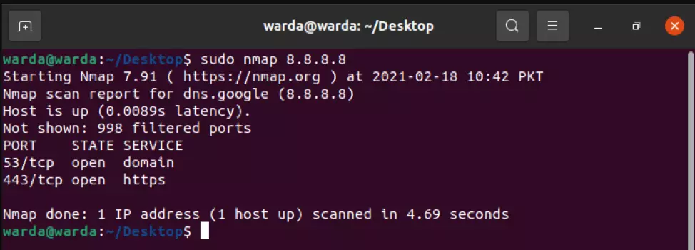 Si të përdorni komandën Nmap në Ubuntu 20.04 2900_13