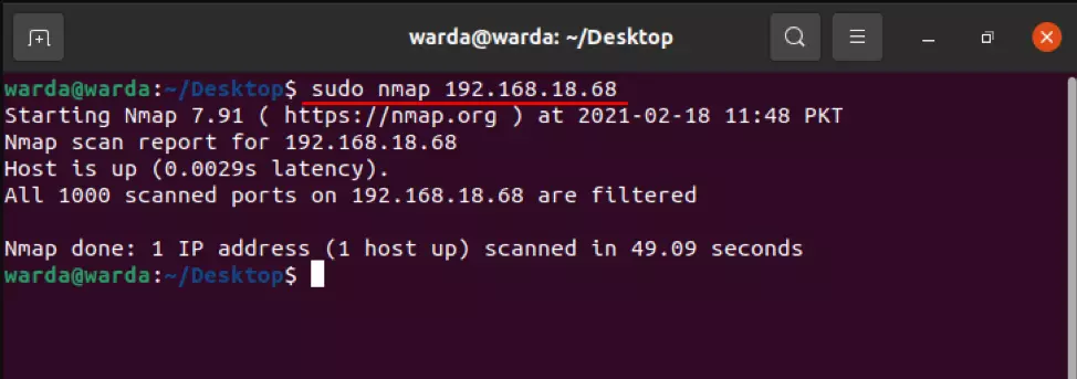 Nola erabili Nmap komandoa Ubuntu 20.04-n 2900_3