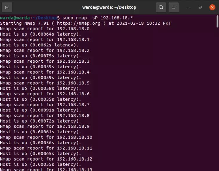 Nola erabili Nmap komandoa Ubuntu 20.04-n 2900_8