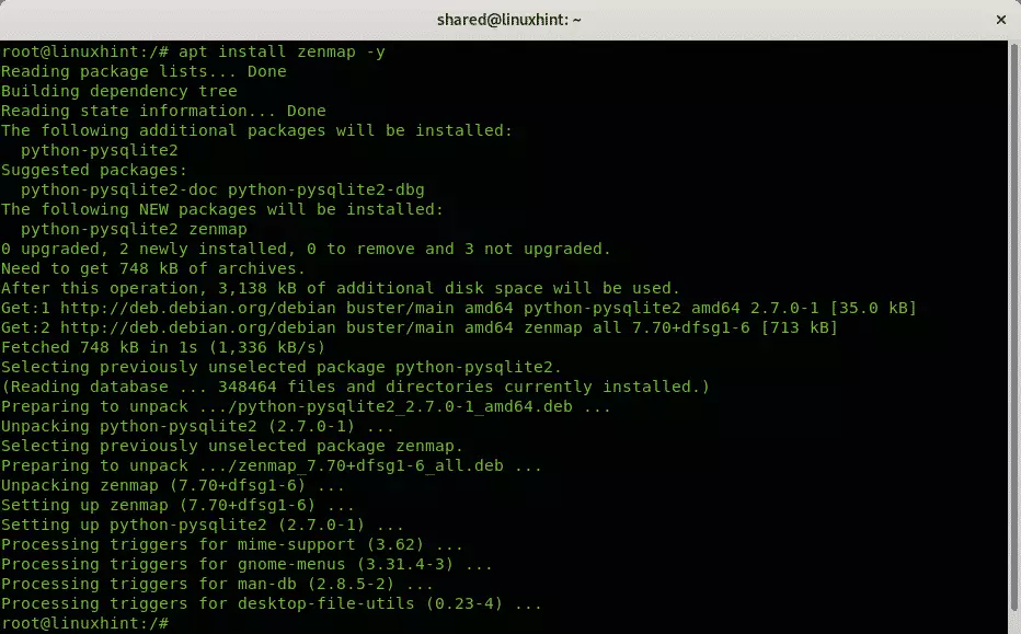 Инсталирање и користење на Zenmap (Nmap GUI) на Ubuntu и Debian 2910_1