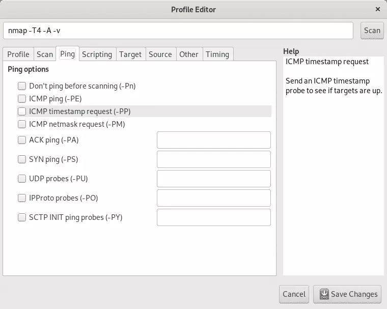 Pag-instalar ug paggamit sa Zenmap (Nmap GUI) sa Ubuntu ug Debian 2910_6
