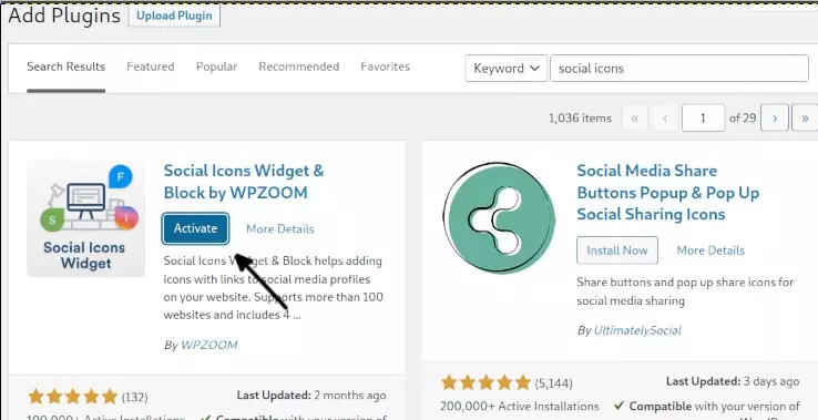 Kako dodati ikone društvenih medija u WordPress 2925_3