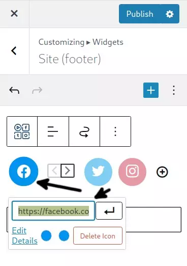 Paano magdagdag ng mga icon ng social media sa WordPress 2925_9