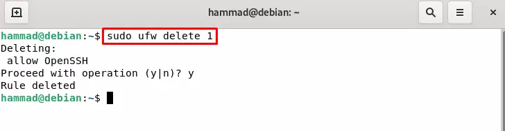 Kako konfigurirati ufw na Debianu 2945_27
