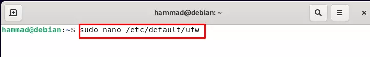 Kako konfigurirati ufw na Debianu 2945_9