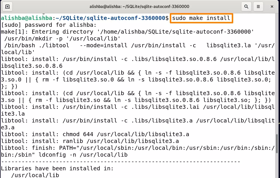 Sut i Osod SQLite ar Debian 11 2959_13