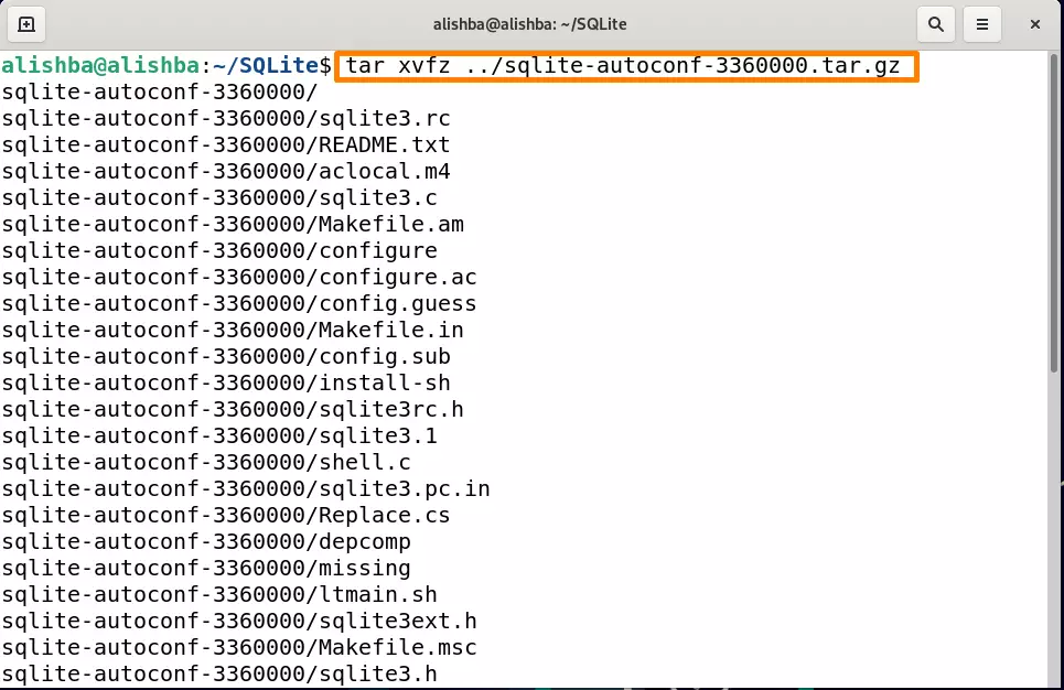 Πώς να εγκαταστήσετε το SQLite στο Debian 11 2959_9