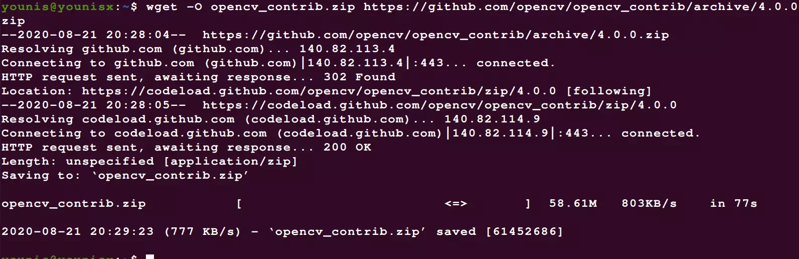 Miwiti OpenCV ing Ubuntu 20.40 2998_10