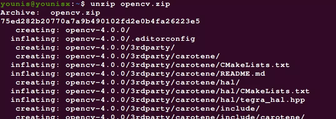 Pib nrog OpenCV hauv Ubuntu 20.40 2998_11