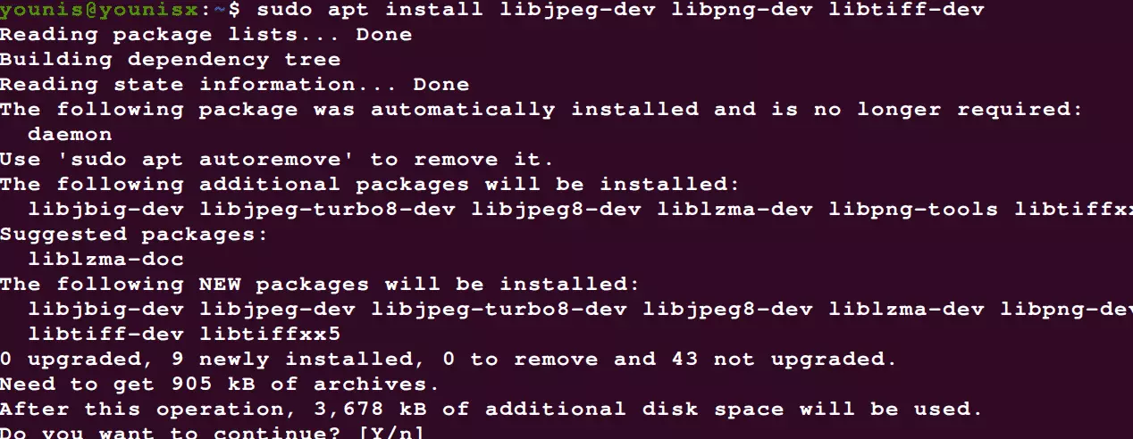 Pib nrog OpenCV hauv Ubuntu 20.40 2998_3