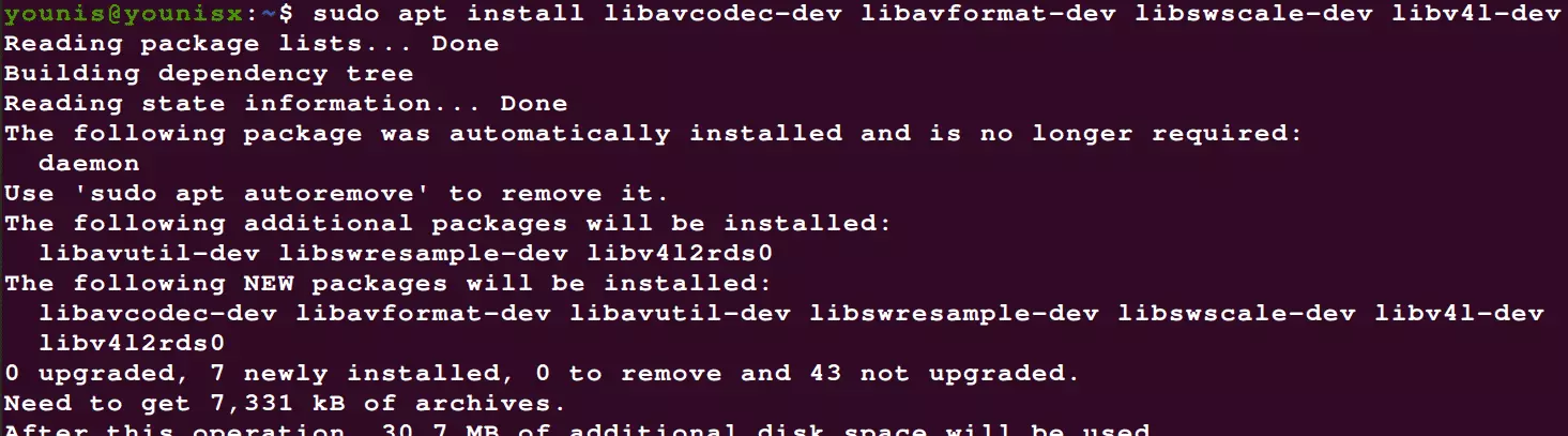 Pib nrog OpenCV hauv Ubuntu 20.40 2998_4